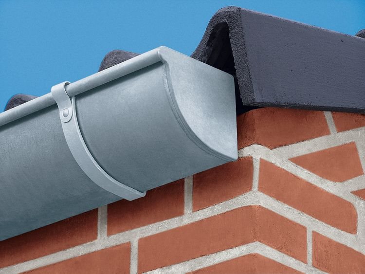 Rheinzink Arkitekt tagrende 333x0,8mm (12) kvartrund, 3 m