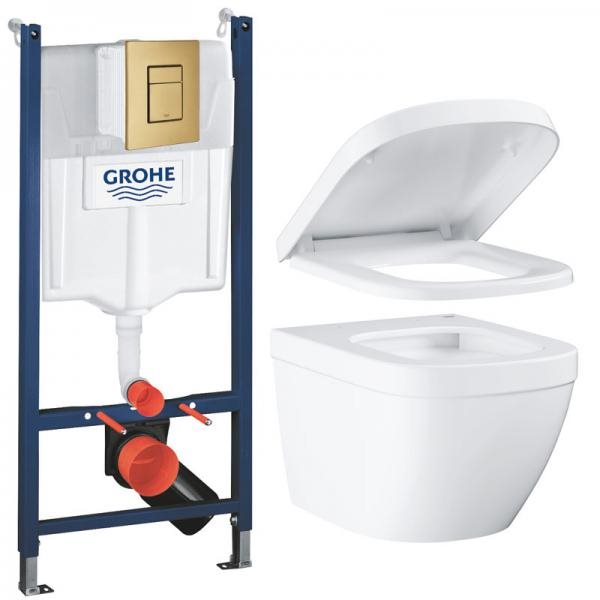 GROHE Euro Cube Alt-i-1 Toiletpakke inkl. softclose sæde ...