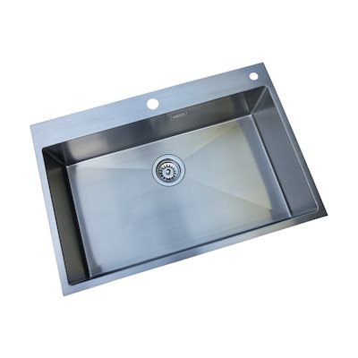 Secher Kolding 700 BK2 køkkenvask 745 x 500 mm. Rustfrit stål