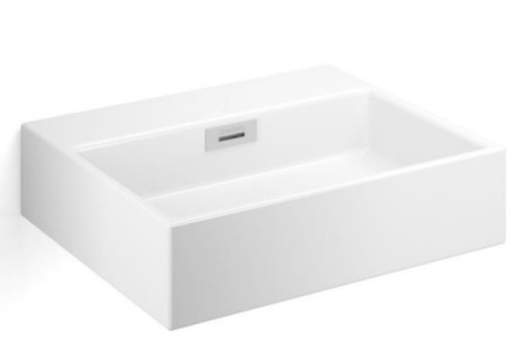 Lineabeta Quarelo Porcelænsvask, uden hanehul - 49,5x41,5x12,5cm, Hvid