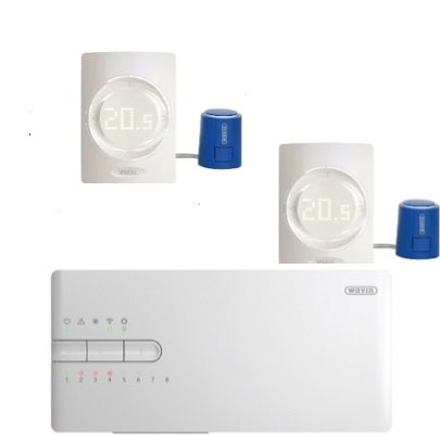 Wavin Sentio Komplet Trådløs Gulvvarmestyring - Vælge antal rum