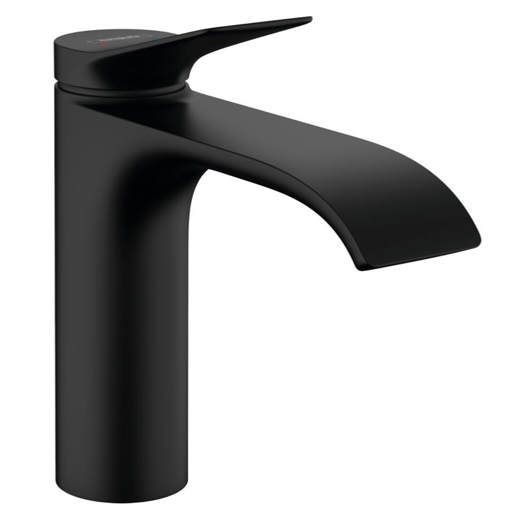 Hansgrohe Vivenis 110 1-grebs håndvaskarmatur uden bundventil, matsort