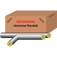 Rockwool rørskål med tape længde 1000 mm - For 18 mm rør - 20 mm isolering
